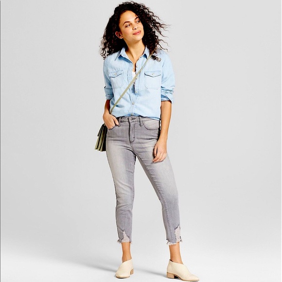 Universal Thread | Jeans | Universal Thread Gray High Rise Skinny Crop ...